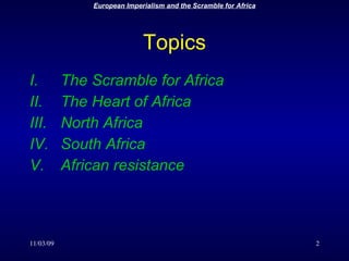 The Scramble For Africa | PPT