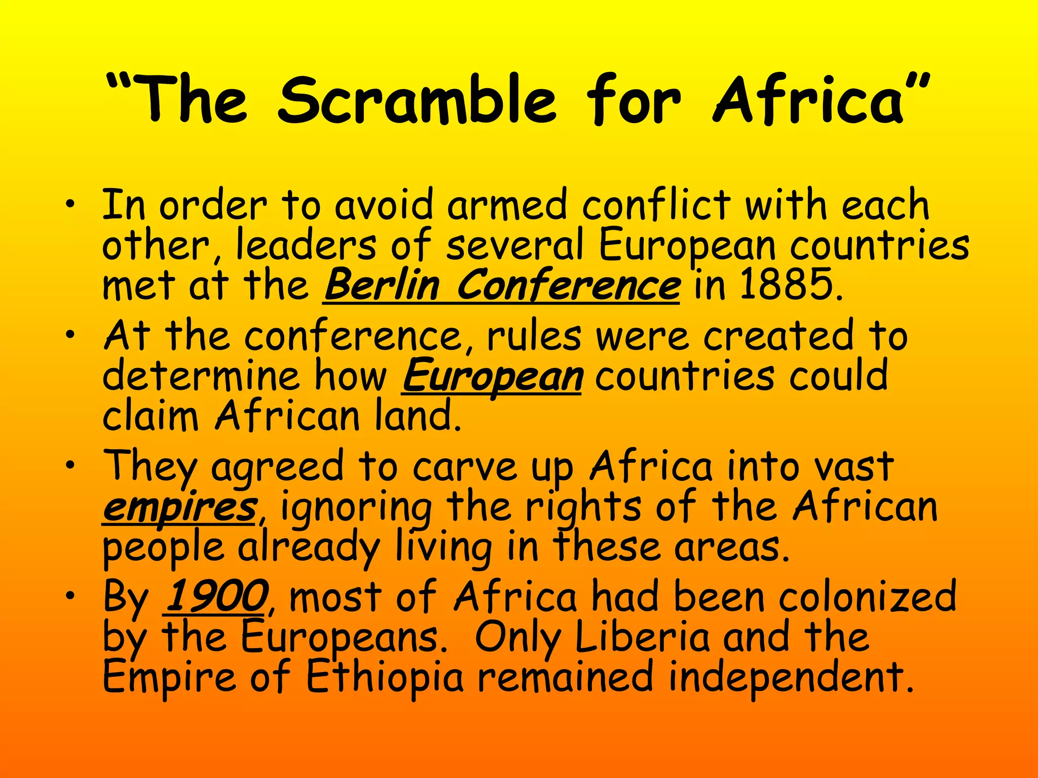 The_scramble_for_africa | PPT