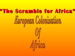 The_scramble_for_africa | PPT