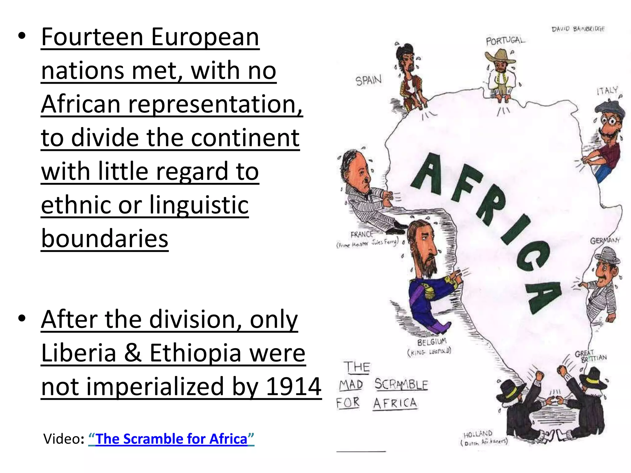 The scramble for africa | PPTX