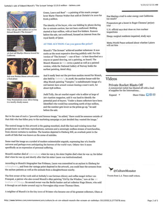 The scream | PDF | Arts and Crafts | Hobbies & Interests