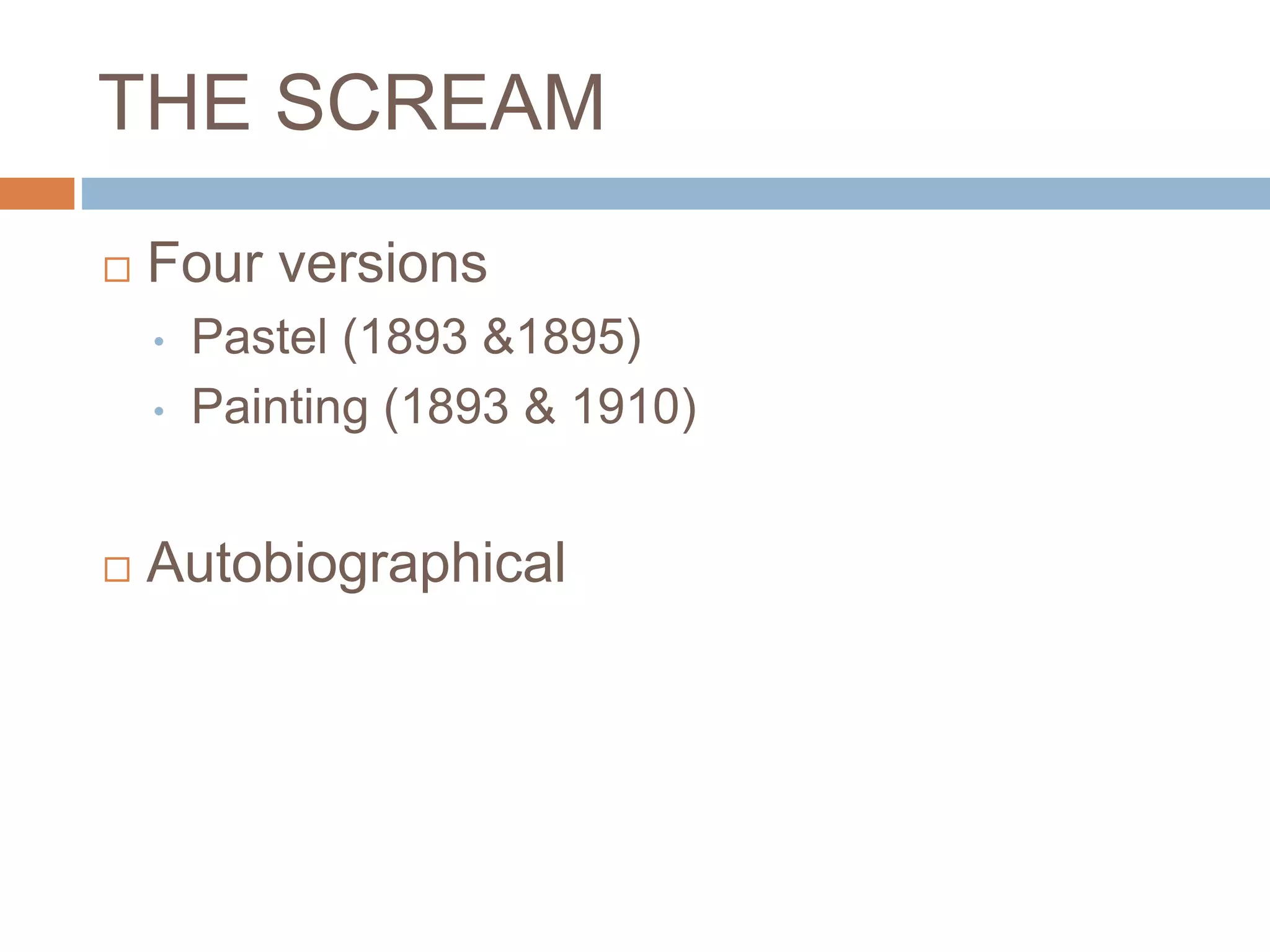 The scream | PPTX