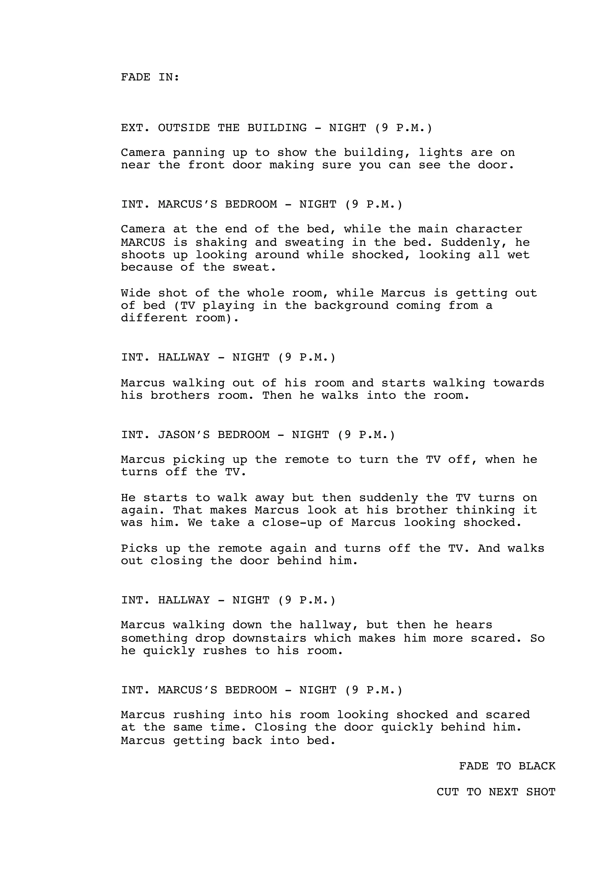 The Screaming - Script | PDF