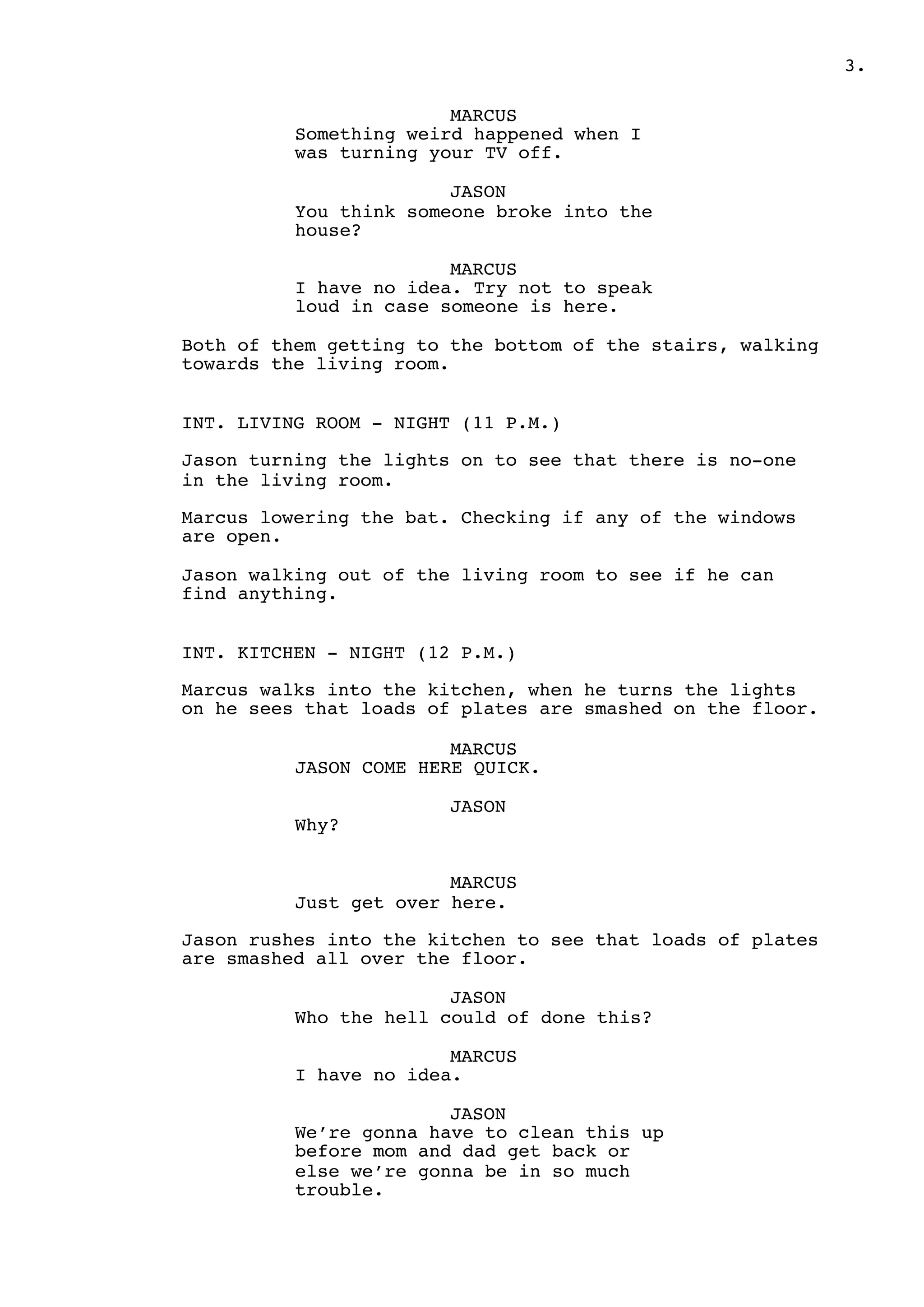 The Screaming - Script | PDF