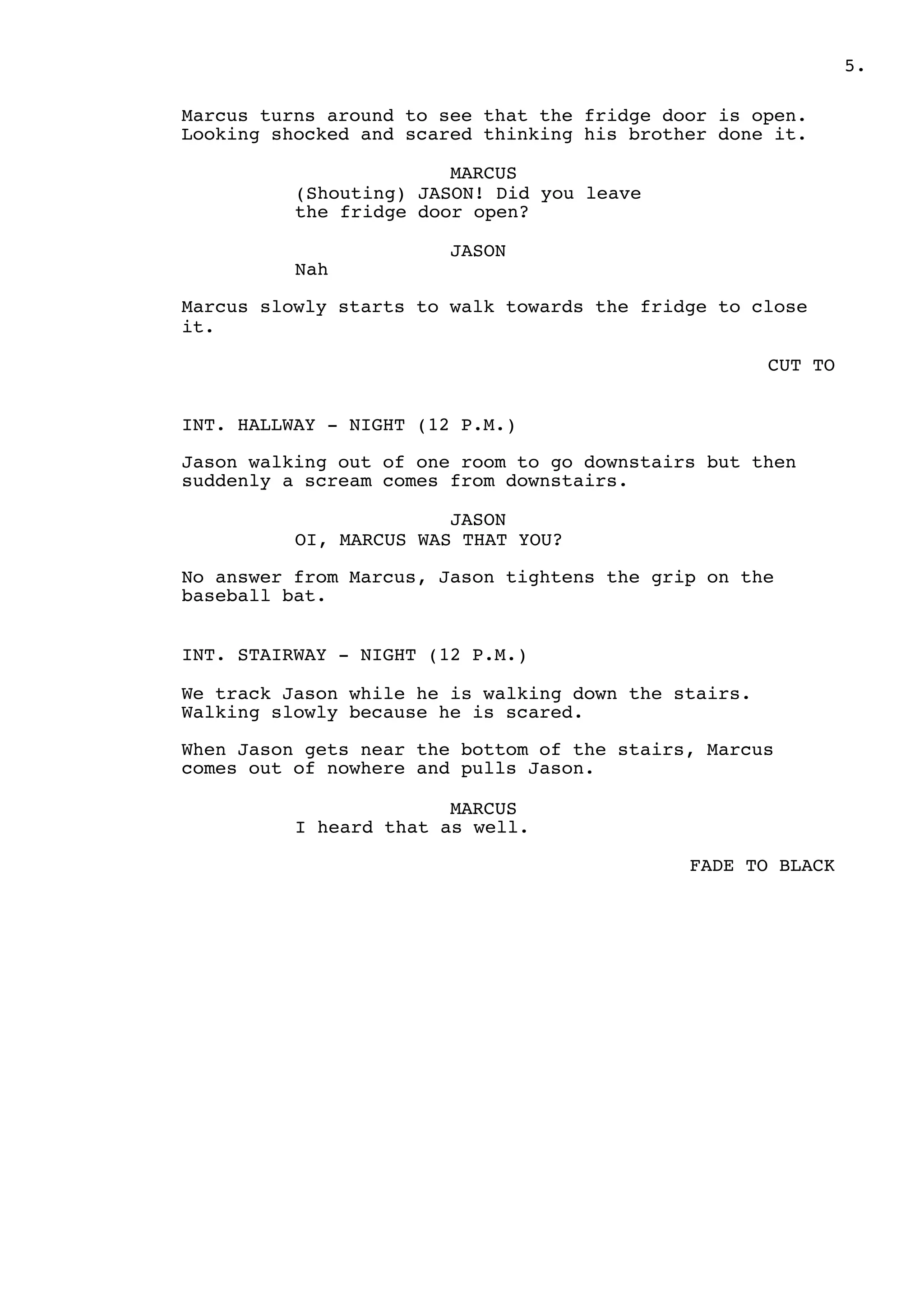 The Screaming - Script | PDF | Television | Entertainment