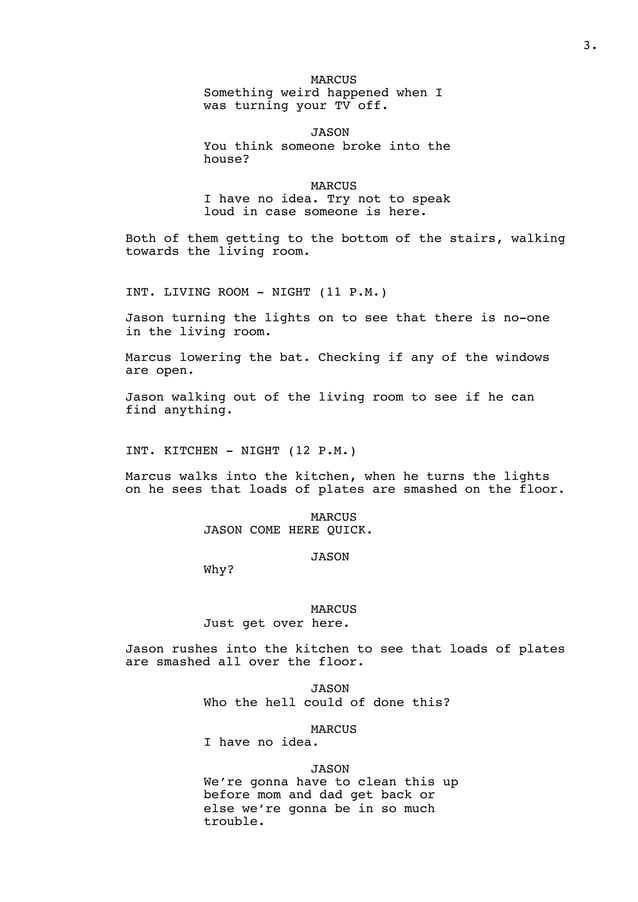 The Screaming - Script | PDF | Television | Entertainment