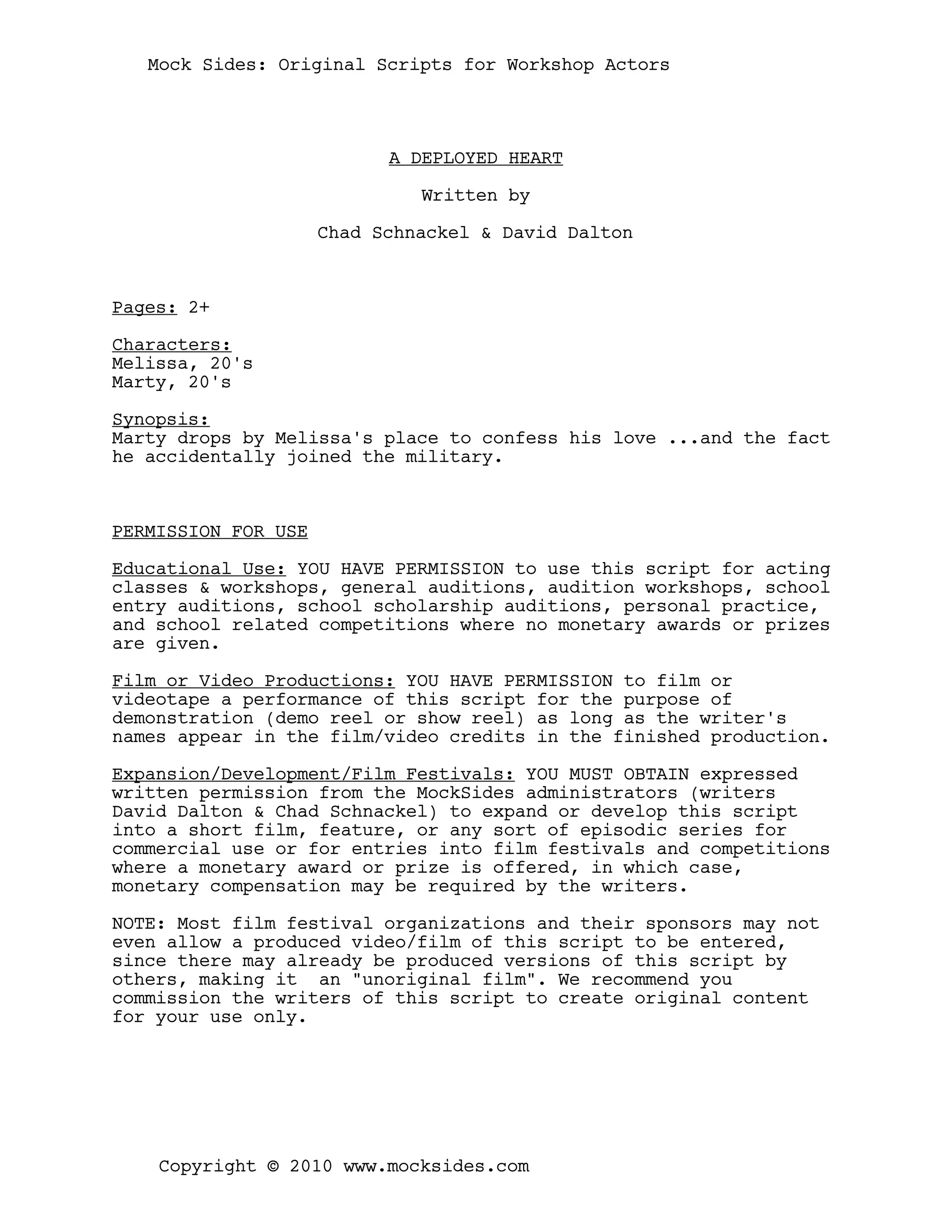 The script | PDF