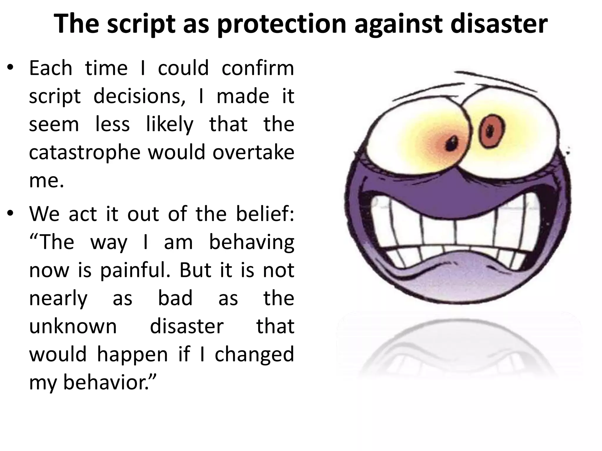 The script as protection against disaster | PPTX