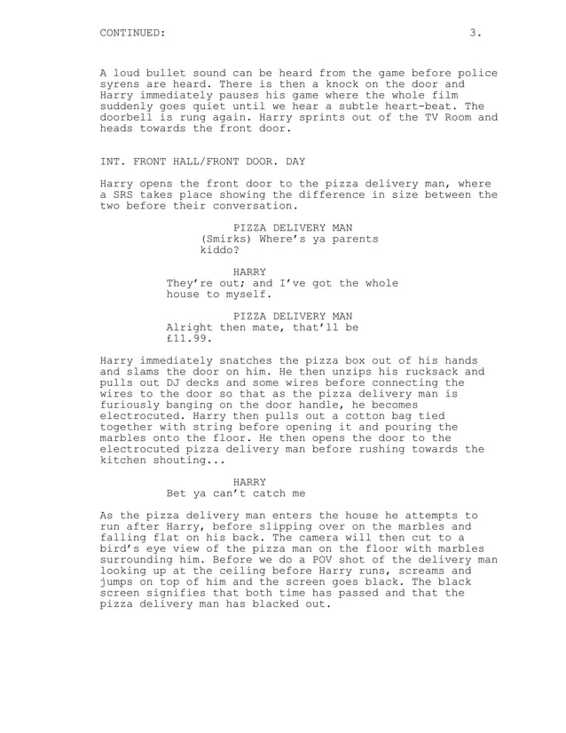The Delivery Script | PDF | Action/Adventure | Genres