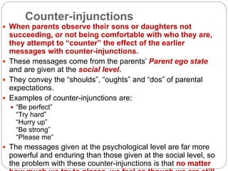 The scripts we follow life position and life script | PPTX