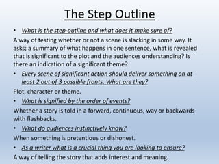 Screenwriting Theory | PPTX