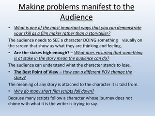 Screenwriting Theory | PPTX