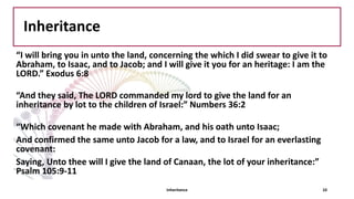 The scriptural theme of inheritance | PPTX | Christianity | Religion ...