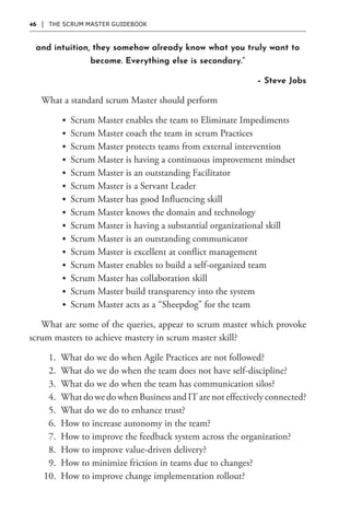 The scrum master guidebook sample chapter | PDF