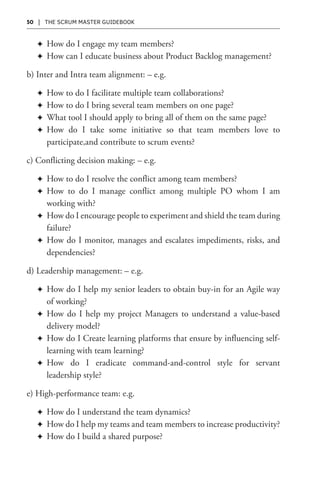 The scrum master guidebook sample chapter | PDF