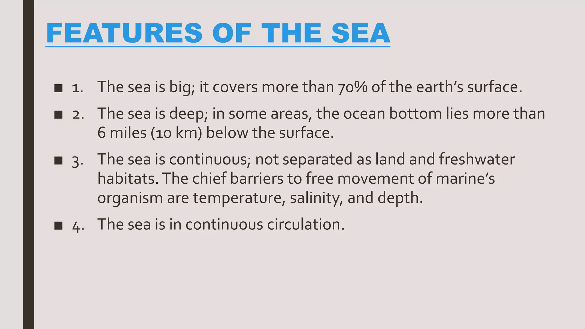 The sea | PPT