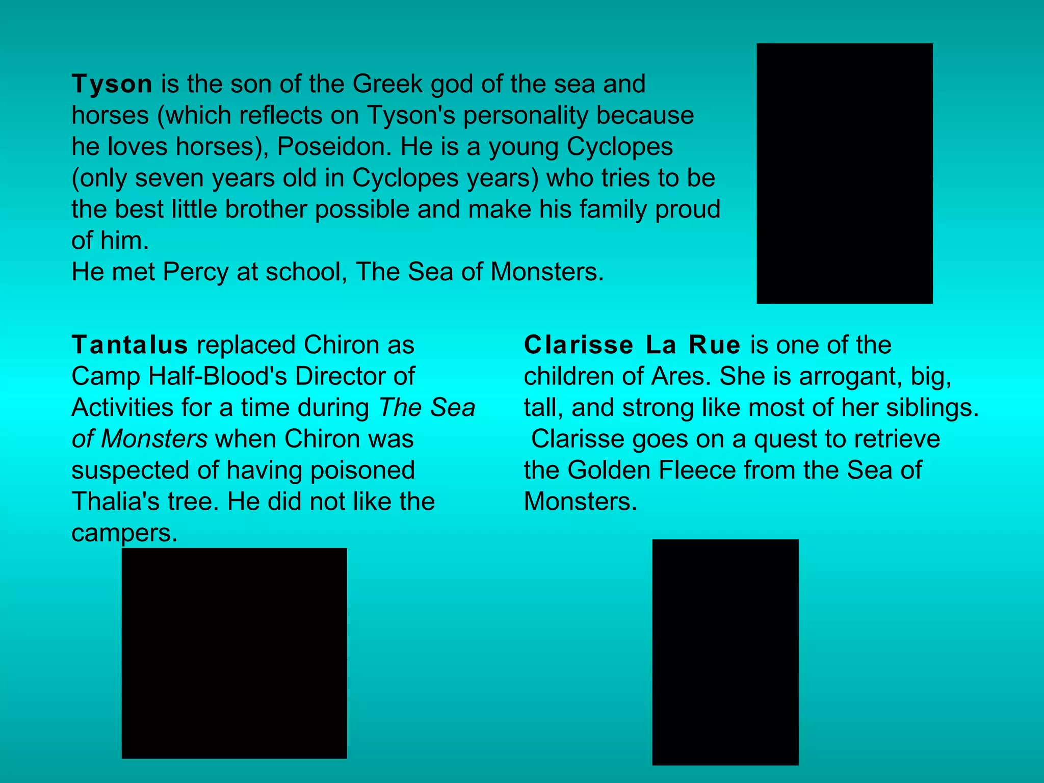 The sea of monsters | PPT