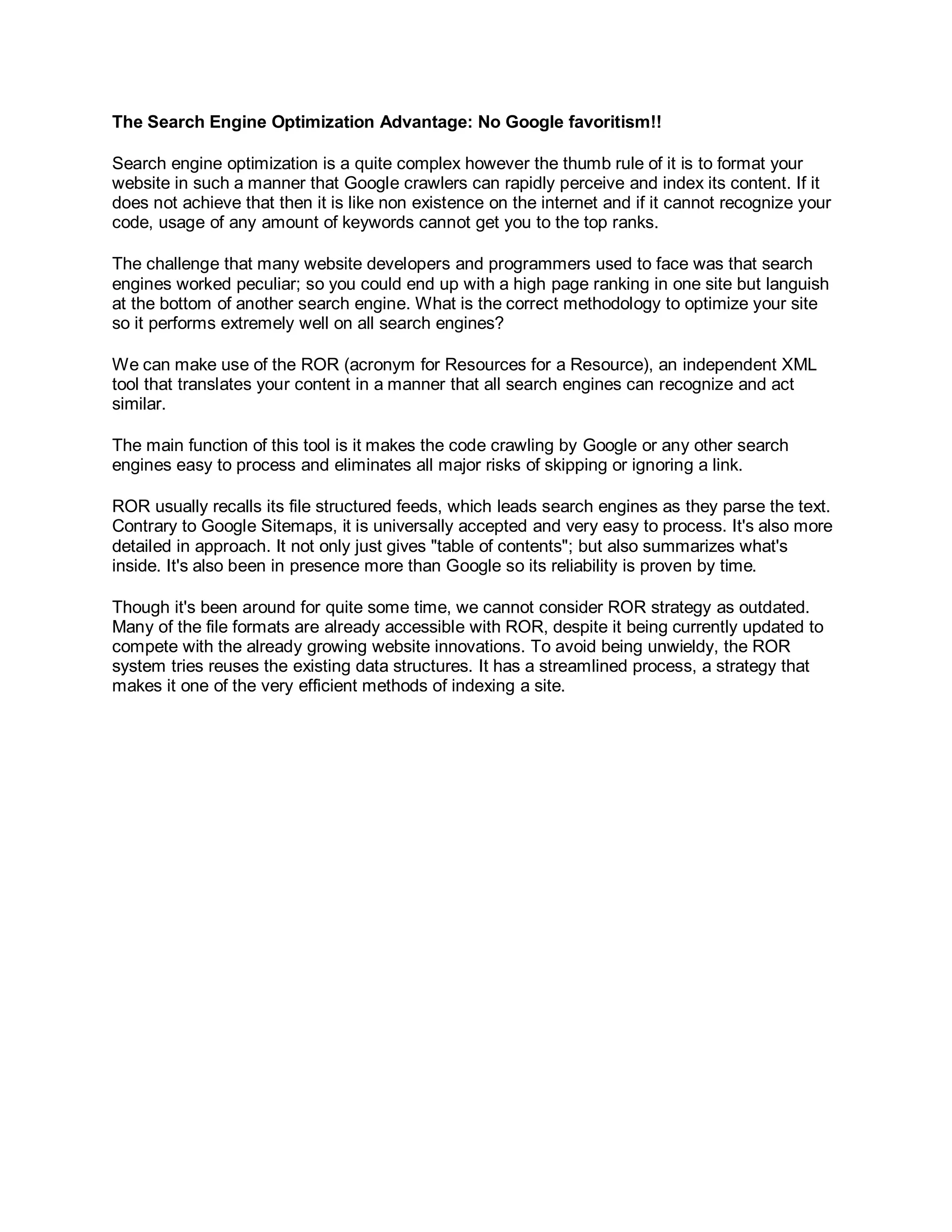 The search engine optimization advantage | PDF