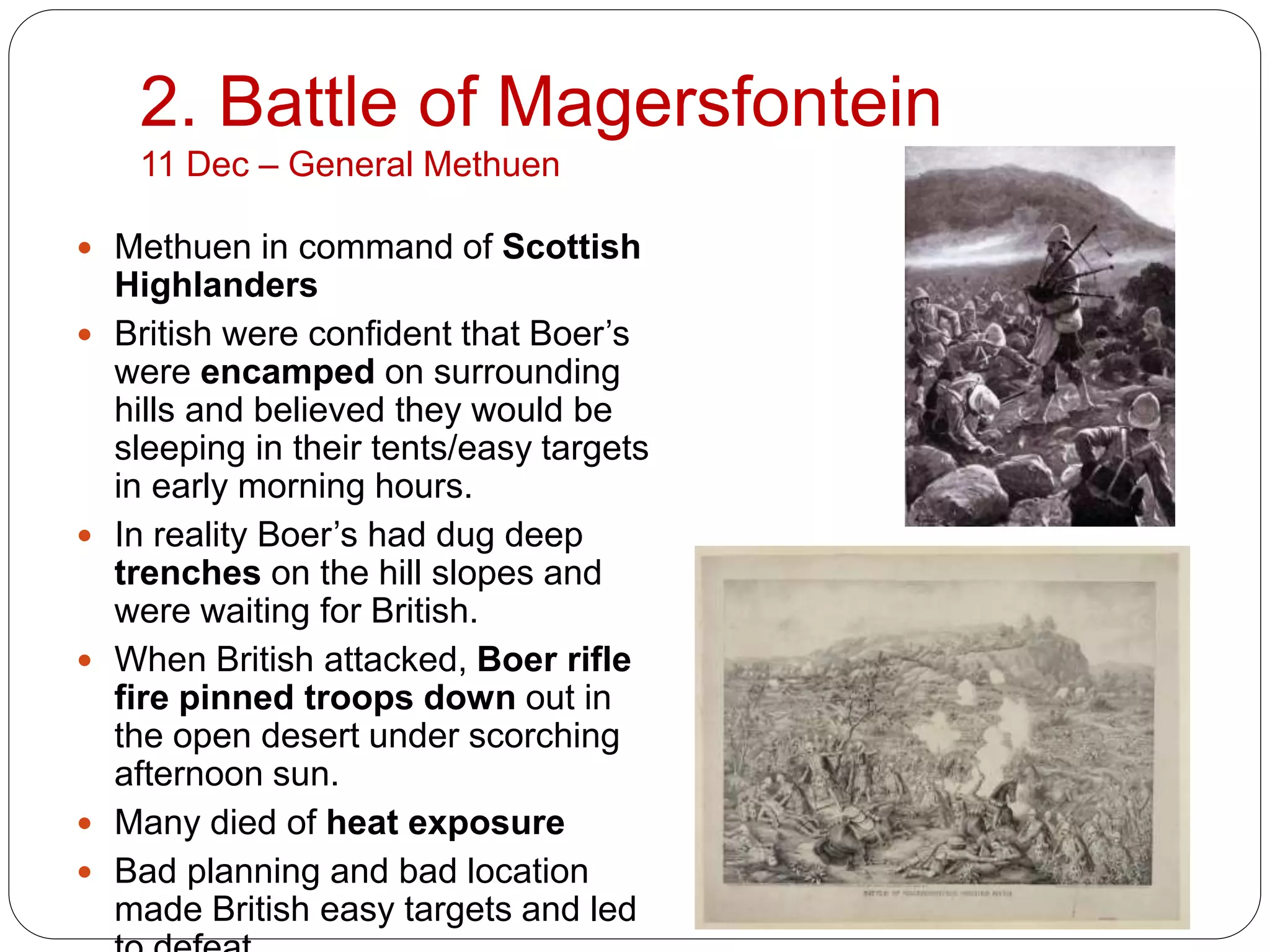 The Second Boer War Revision Notes | PPTX