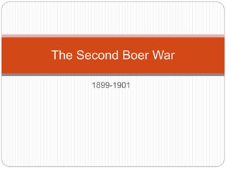 The Second Boer War Revision Notes | PPTX