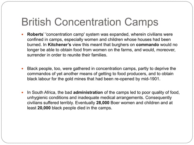 The Second Boer War Revision Notes | PPTX | Death, Injury, or Military ...