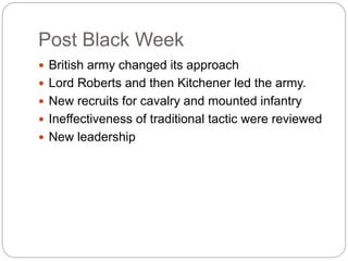 The Second Boer War Revision Notes | PPTX