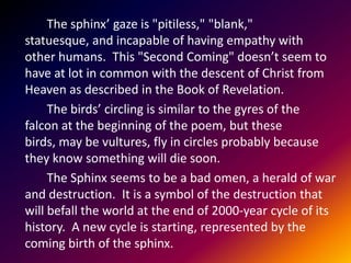 W. B. Yeats, "The Second Coming" | PPTX