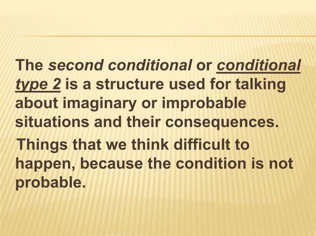 The second conditional | PPSX