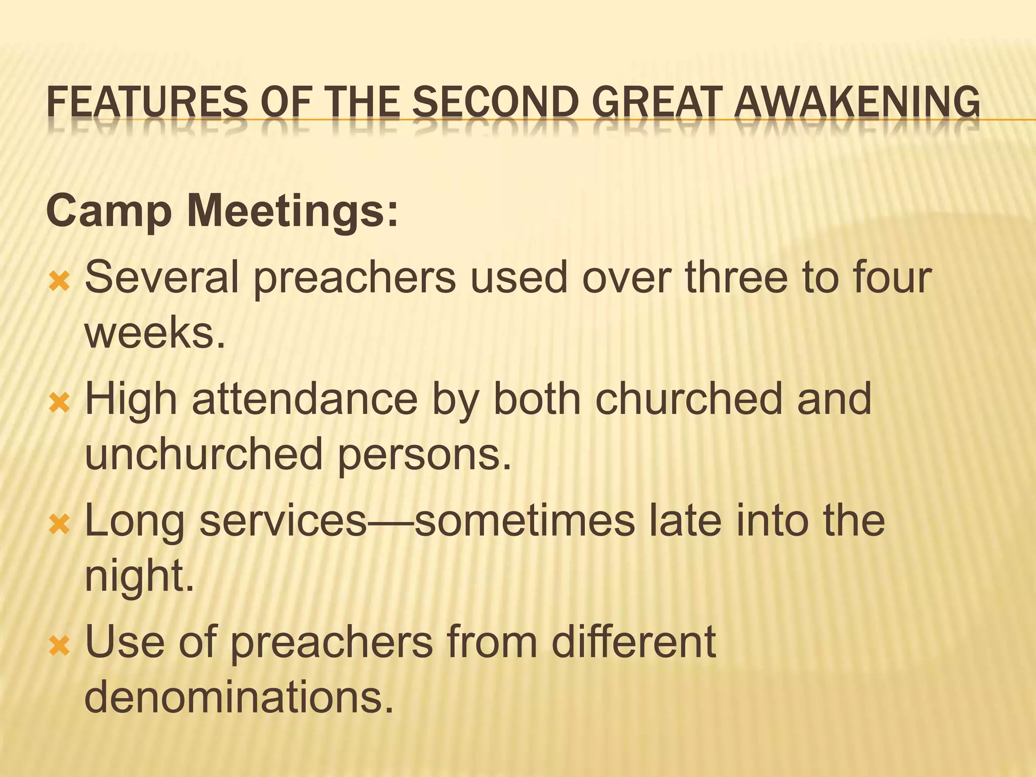 The second great awakening | PPTX