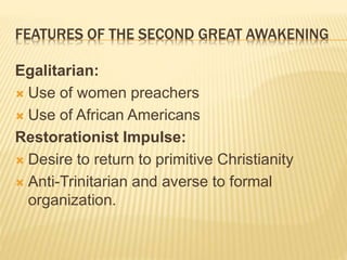 The second great awakening | PPTX