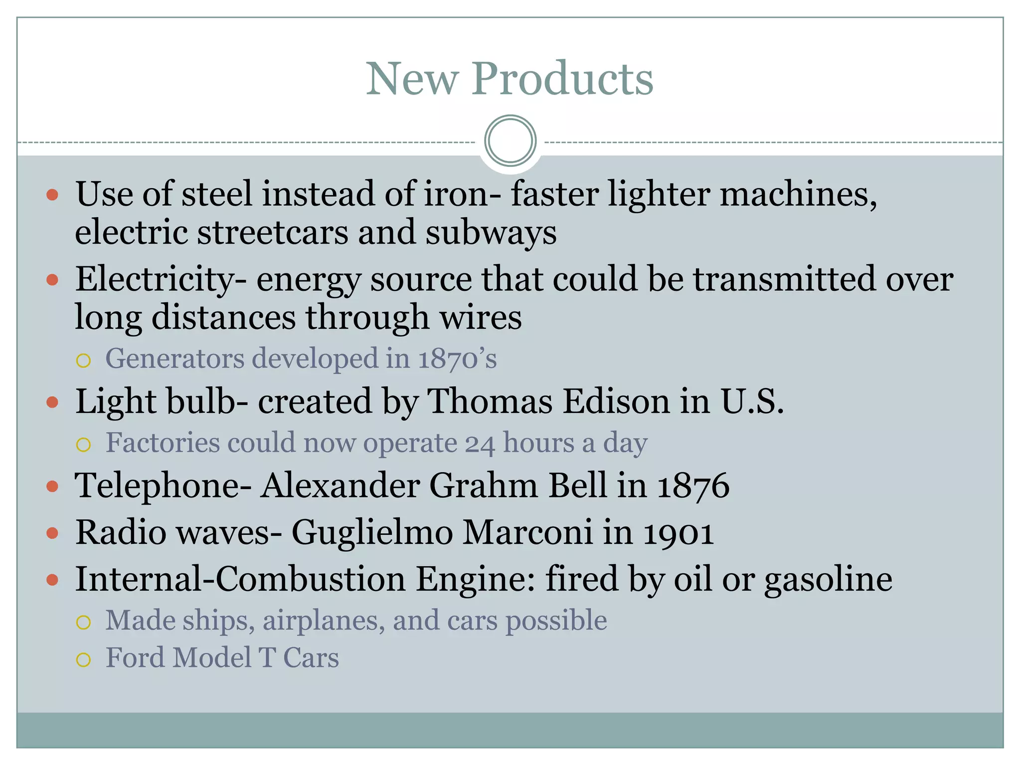 The second industrial revolution | PPTX | Economy | Business and Finance
