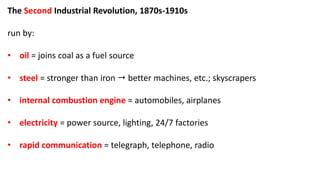 The second industrial revolution | PPTX
