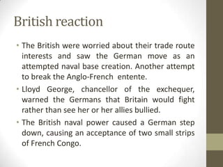 The second moroccan crisis | PPTX