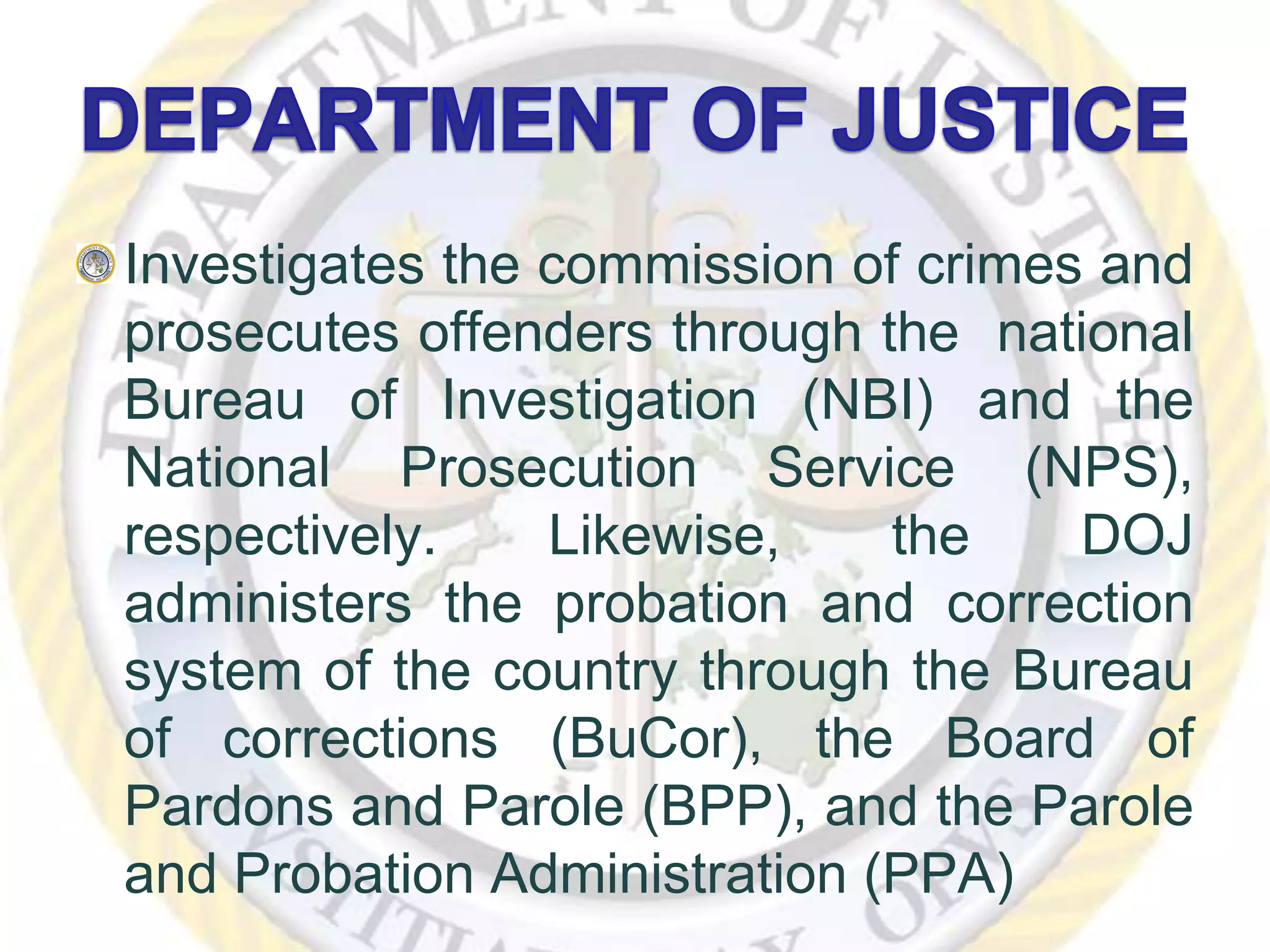 Philippine Criminal Justice System | PPTX