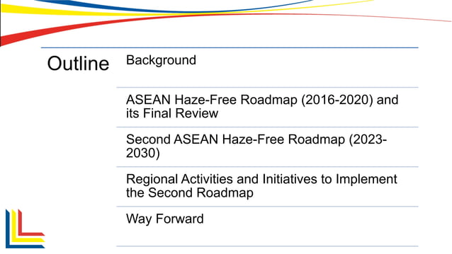 The Second Roadmap on ASEAN Cooperation towards Transboundary Haze ...