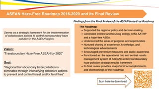 The Second Roadmap on ASEAN Cooperation towards Transboundary Haze ...