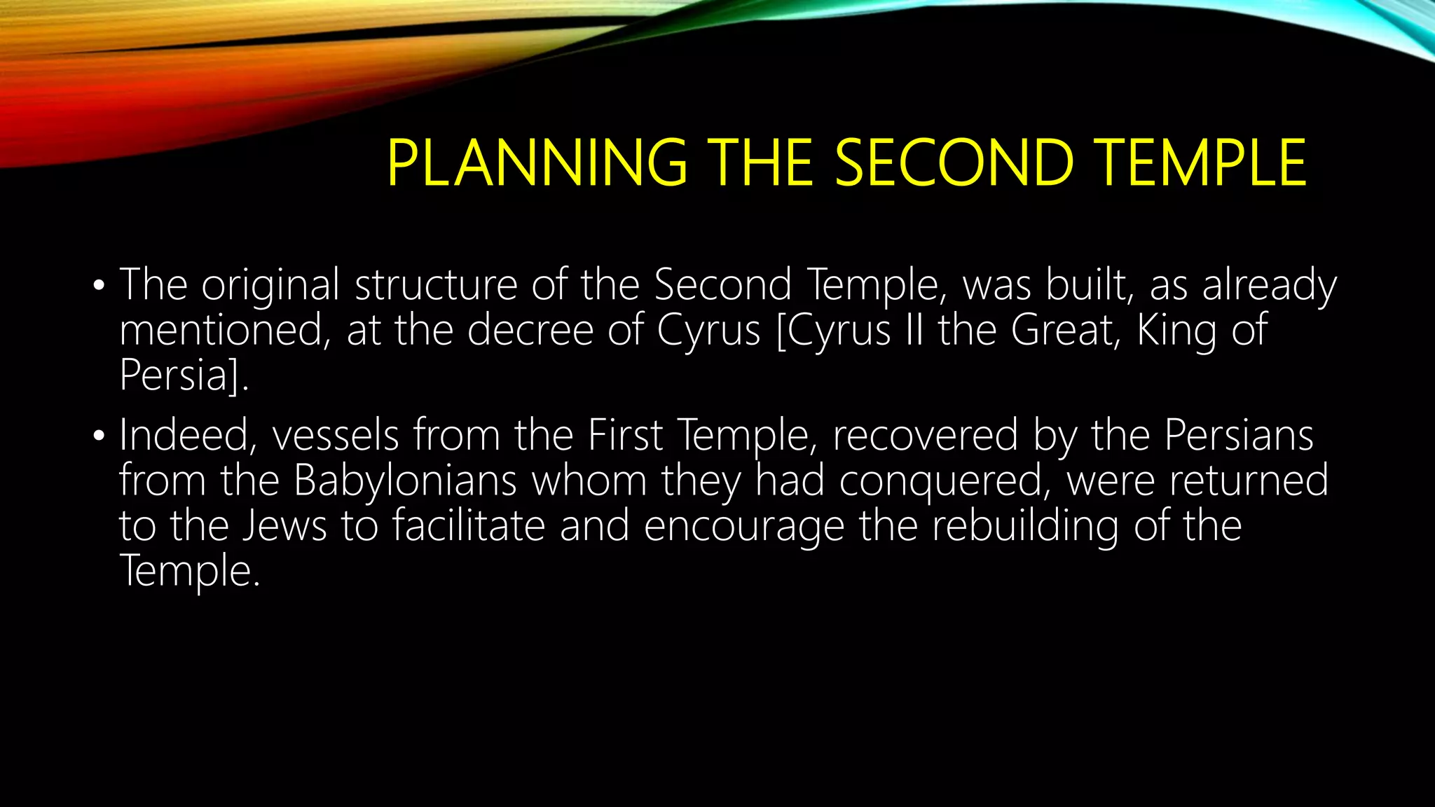 The second temple | PPTX