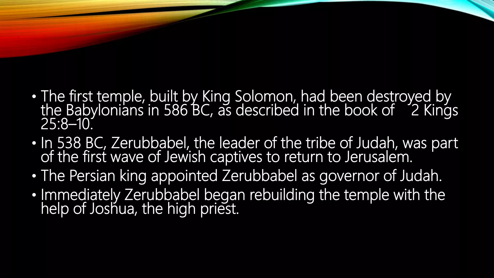 The second temple | PPTX
