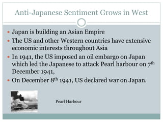 The second world war (china vs japan) final | PPTX