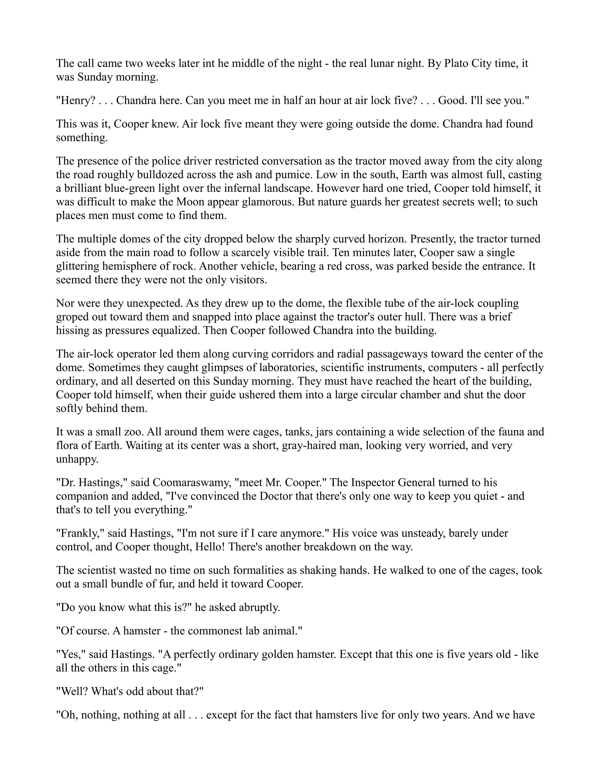 The Secret by Arthur C. Clarke | ODT