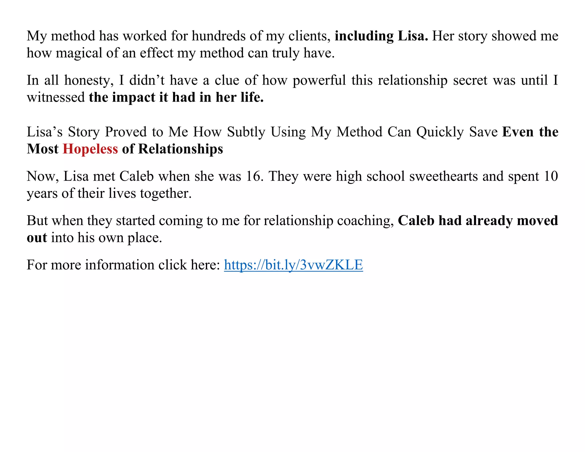 The Relationship Rewrite Method - SAVE YOUR RELATIONSHIP | PDF