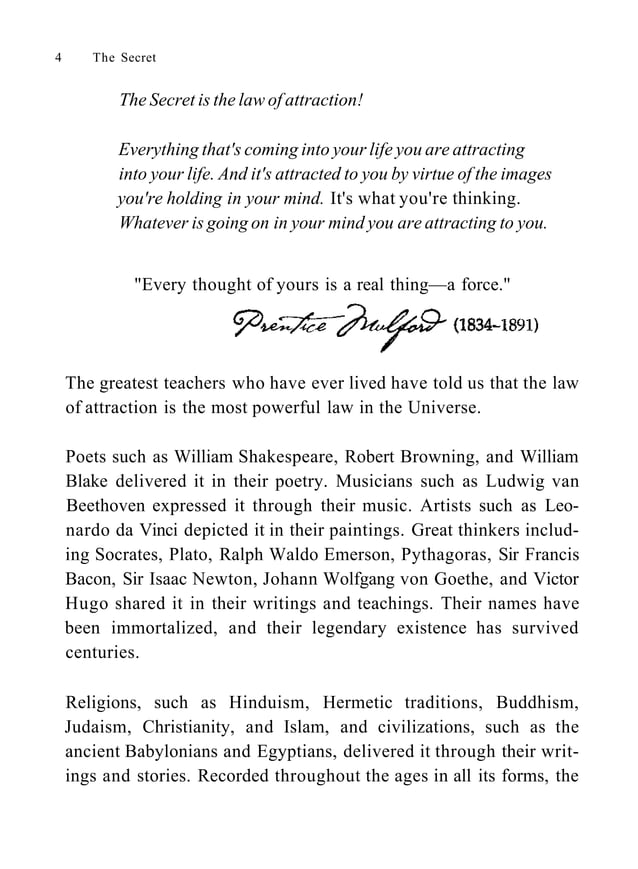 The secret by rhonda byrne [english] | PDF