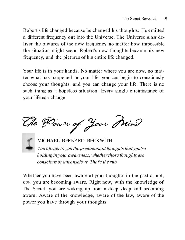 The secret by rhonda byrne [english] | PDF