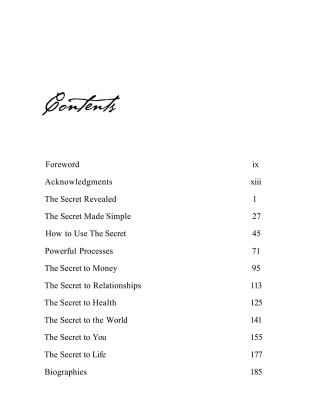 The secret by rhonda byrne [english] | PDF