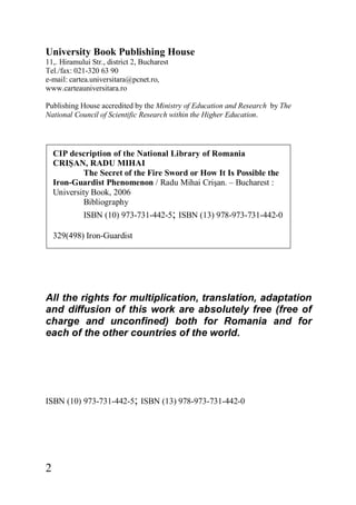 The secret history The Iron Guard (copyFREE published book) | PDF