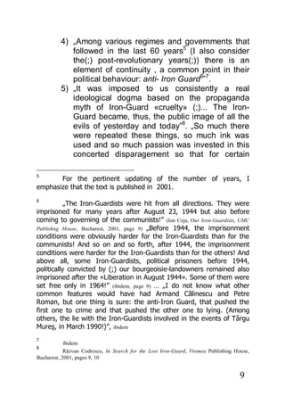 The secret history The Iron Guard (copyFREE published book) | PDF