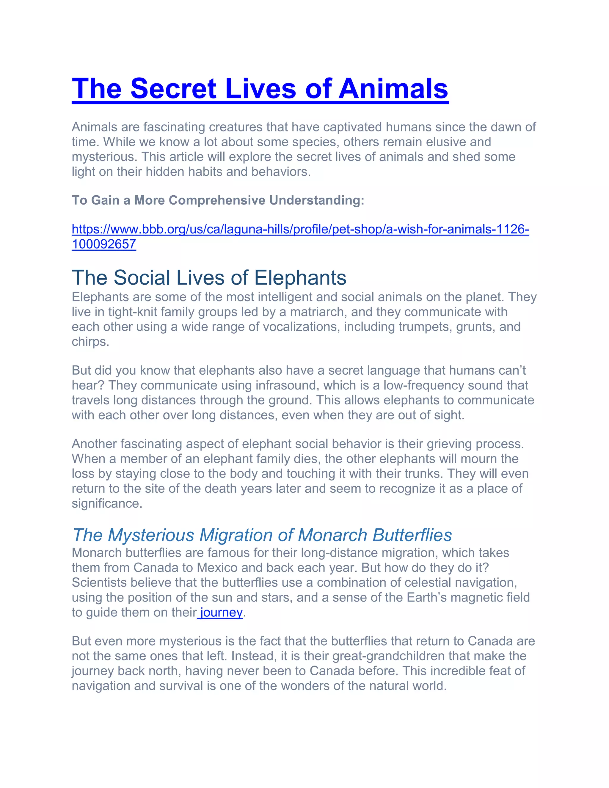 The Secret Lives of Animals.pdf