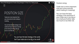 The Secret Mindset in Trading with Position Sizing | PPTX