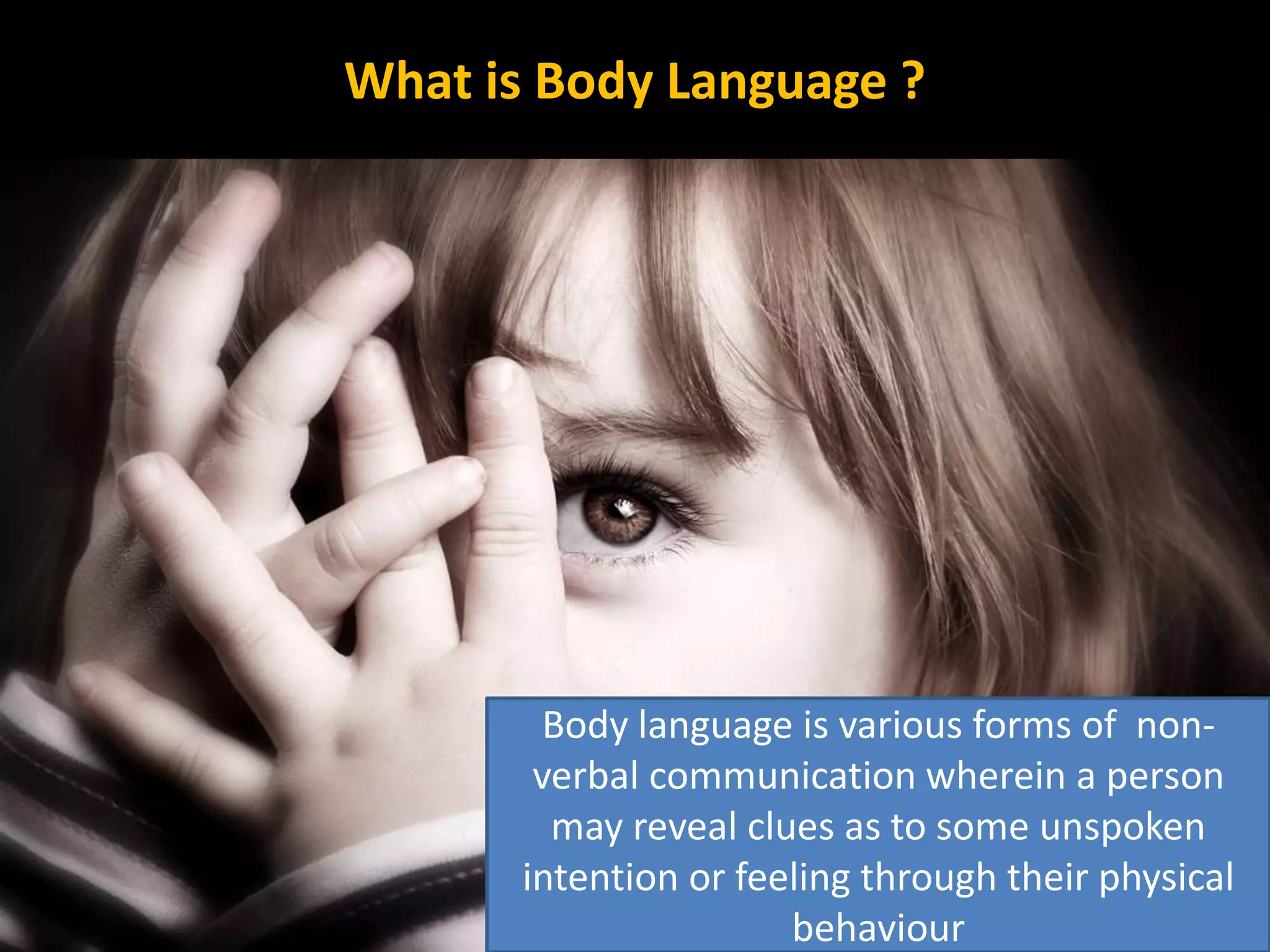 The secret of body language | PPT