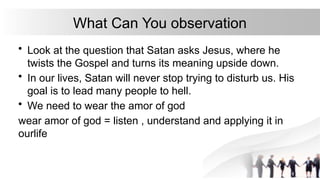 The Secret of defeat Satan let apply it and let satan affraid | PPTX